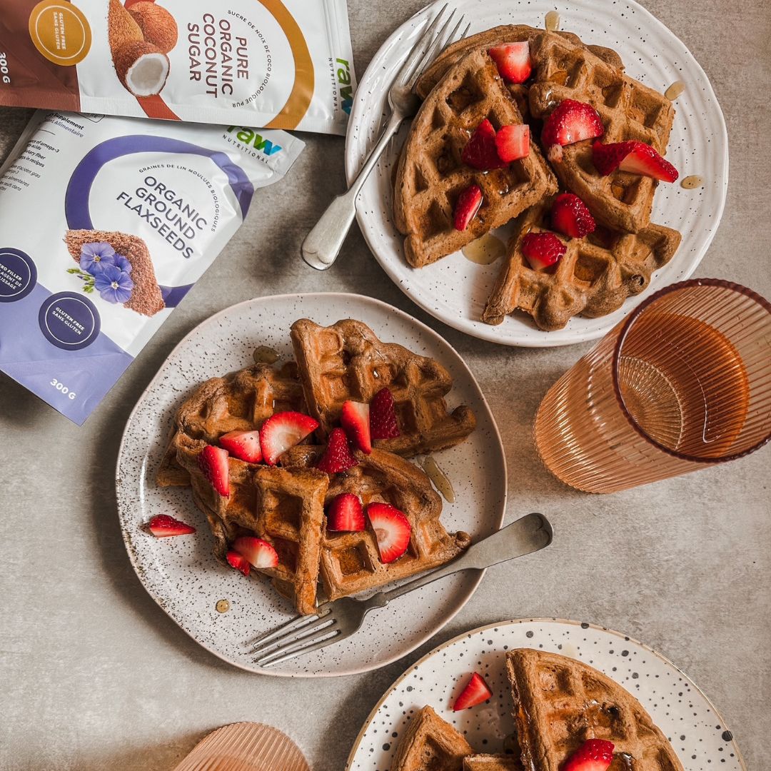 Vegan Caramel Waffles – RAW Nutritional