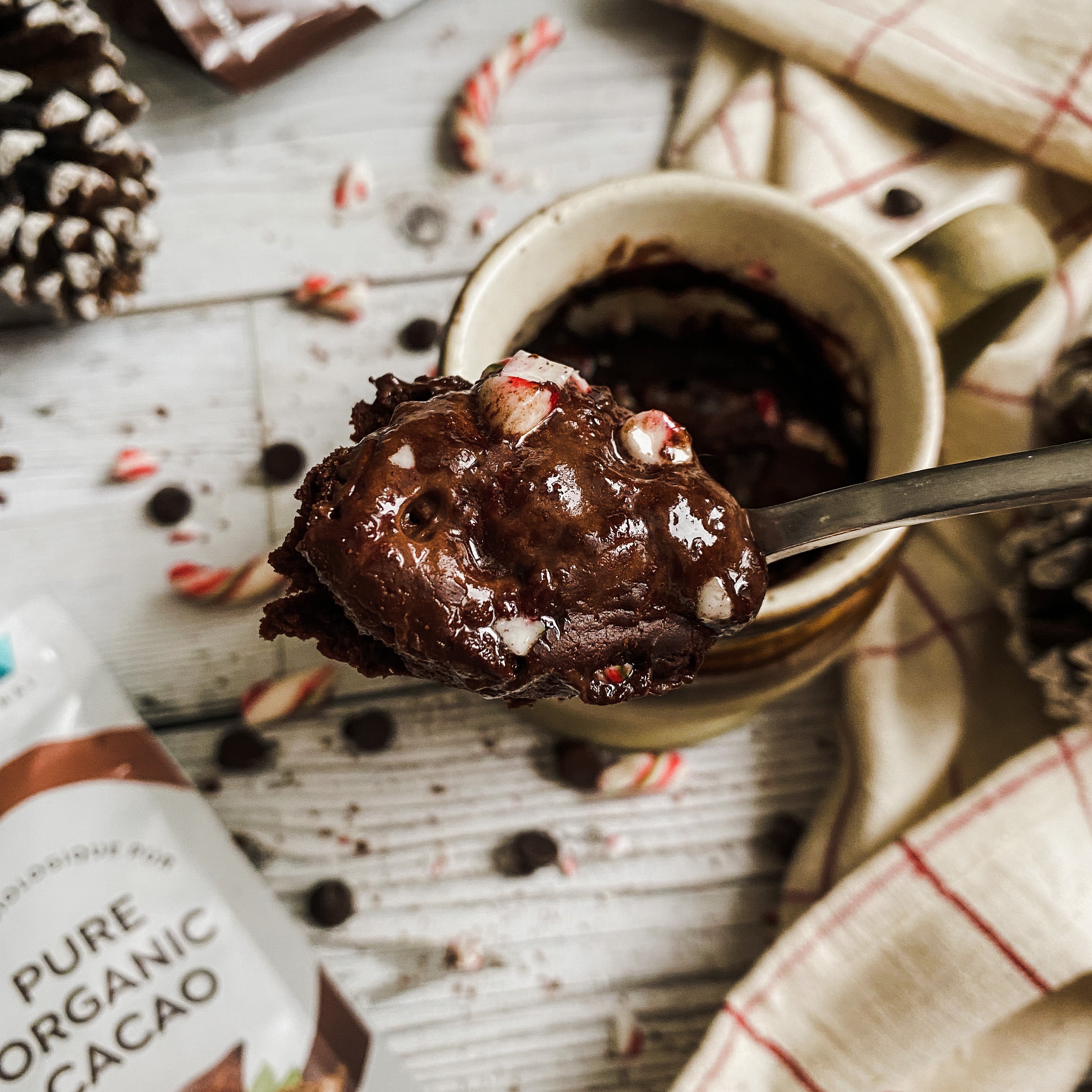 Chocolate & Mint Mug Cake - RAW Nutritional