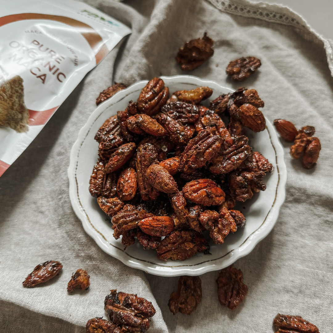 Caramelized Fall Nuts – RAW Nutritional