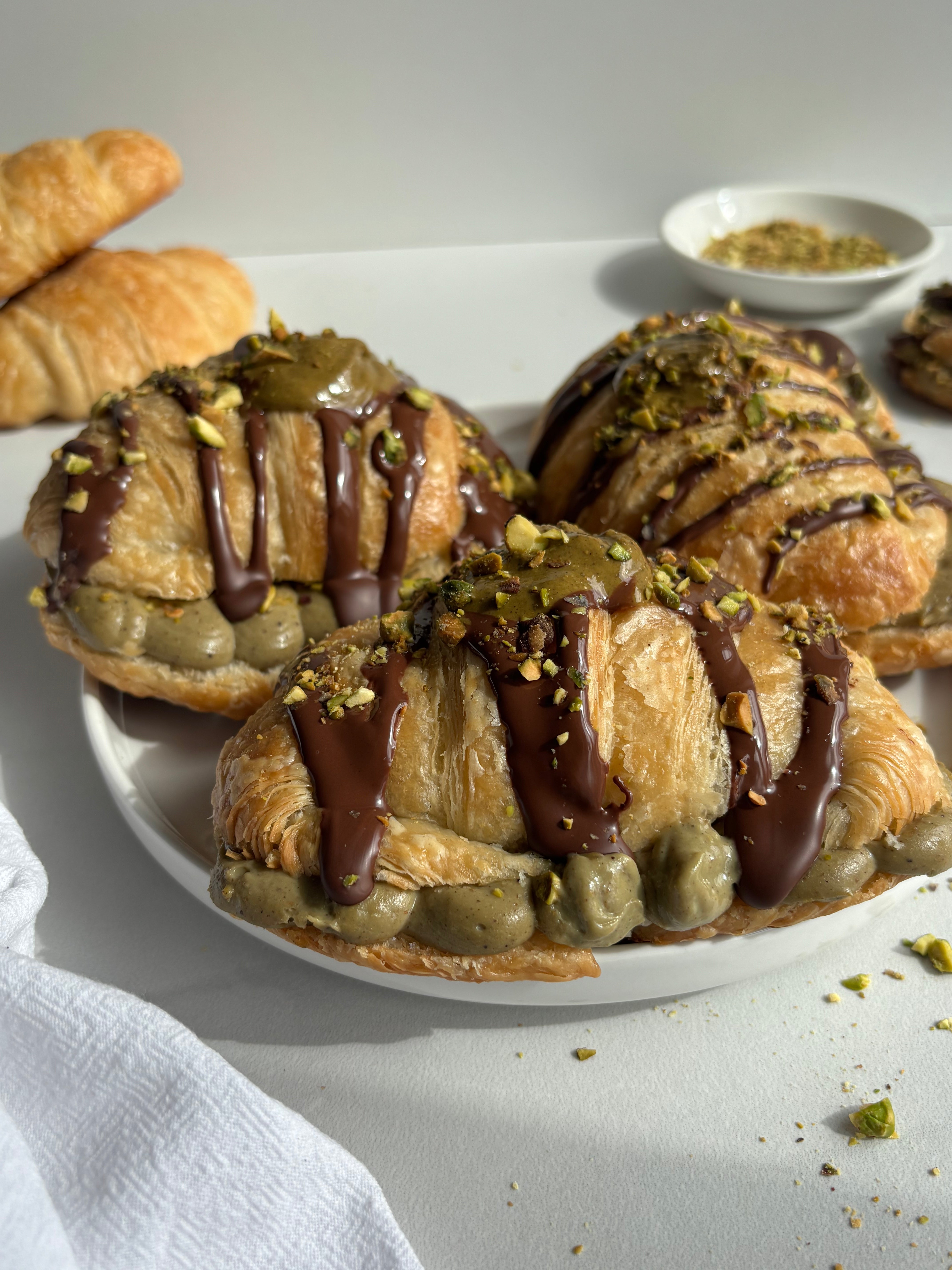 Baklava-Inspired Stuffed Croissants – RAW Nutritional