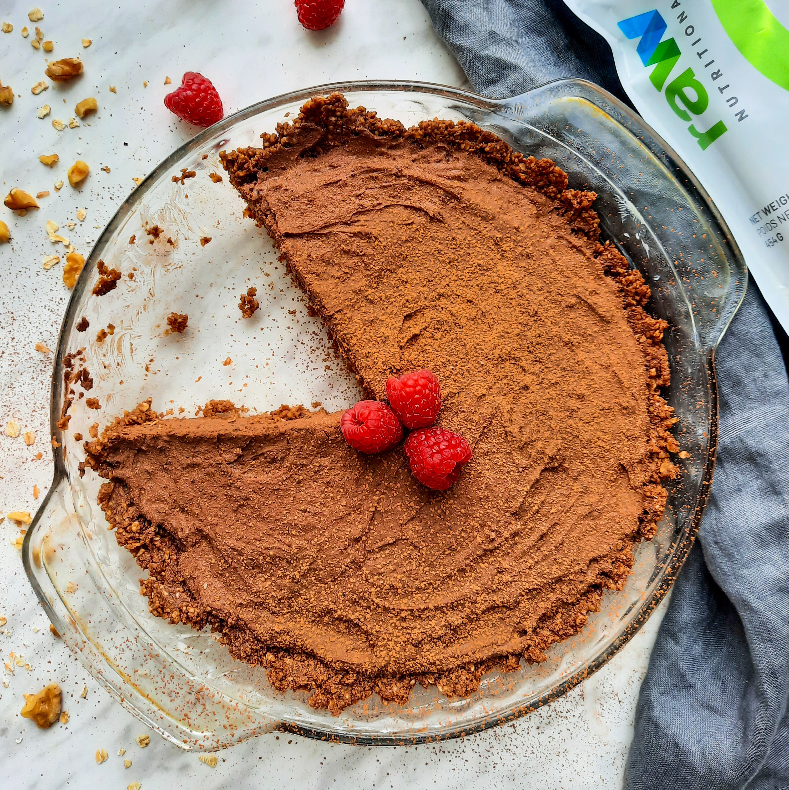 No-Bake Chocolate & Coffee Pie - RAW Nutritional