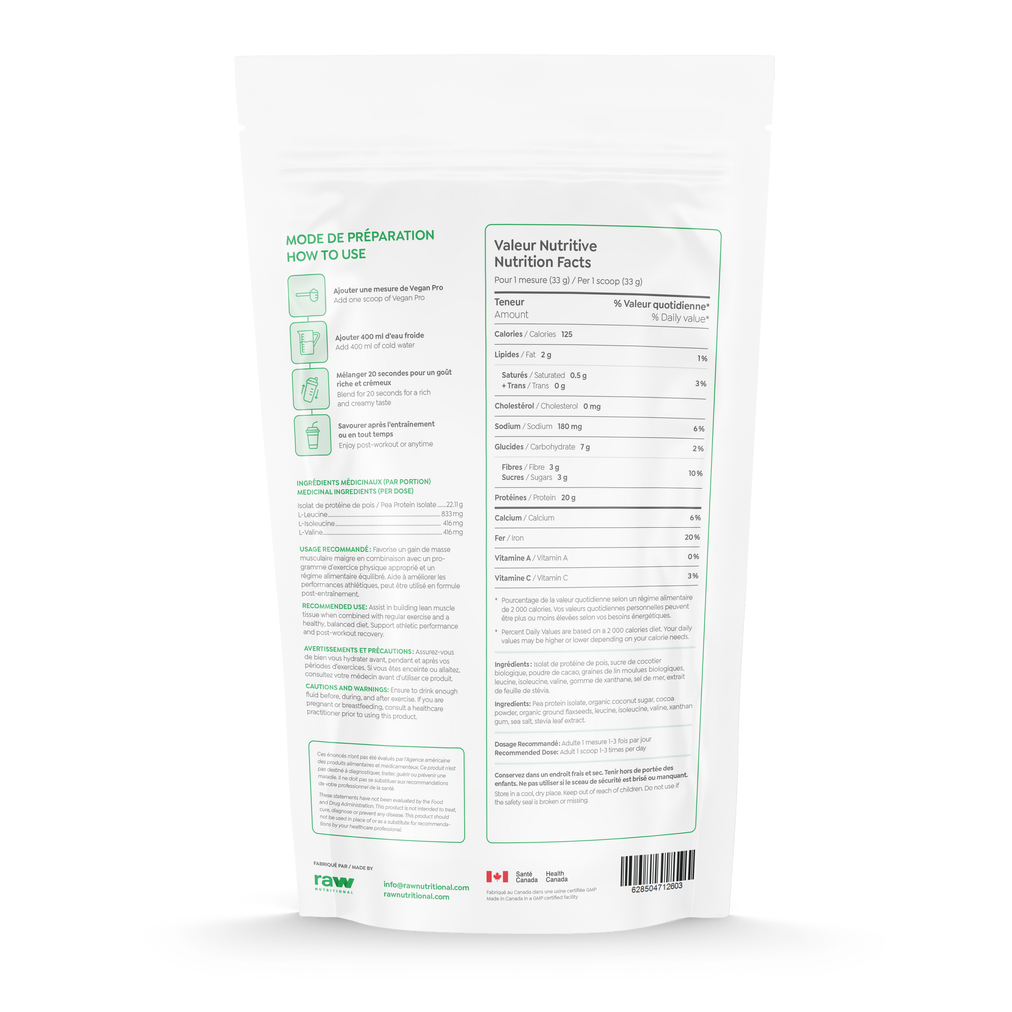 Vegan Pro - We Believe it's the Best Tasting Vegan Protein Powder – RAW ...