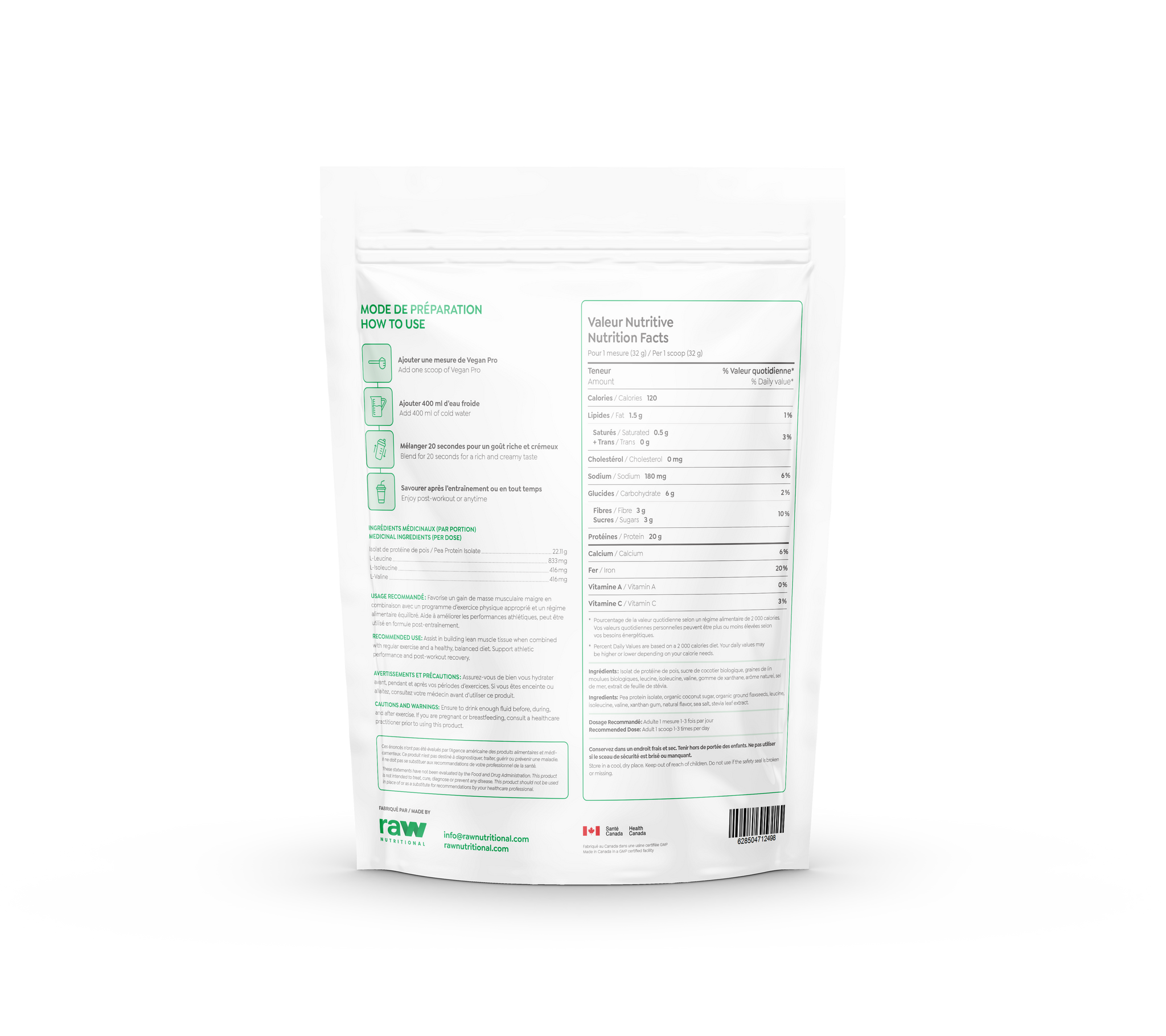 Vegan Pro - We Believe it's the Best Tasting Vegan Protein Powder – RAW ...