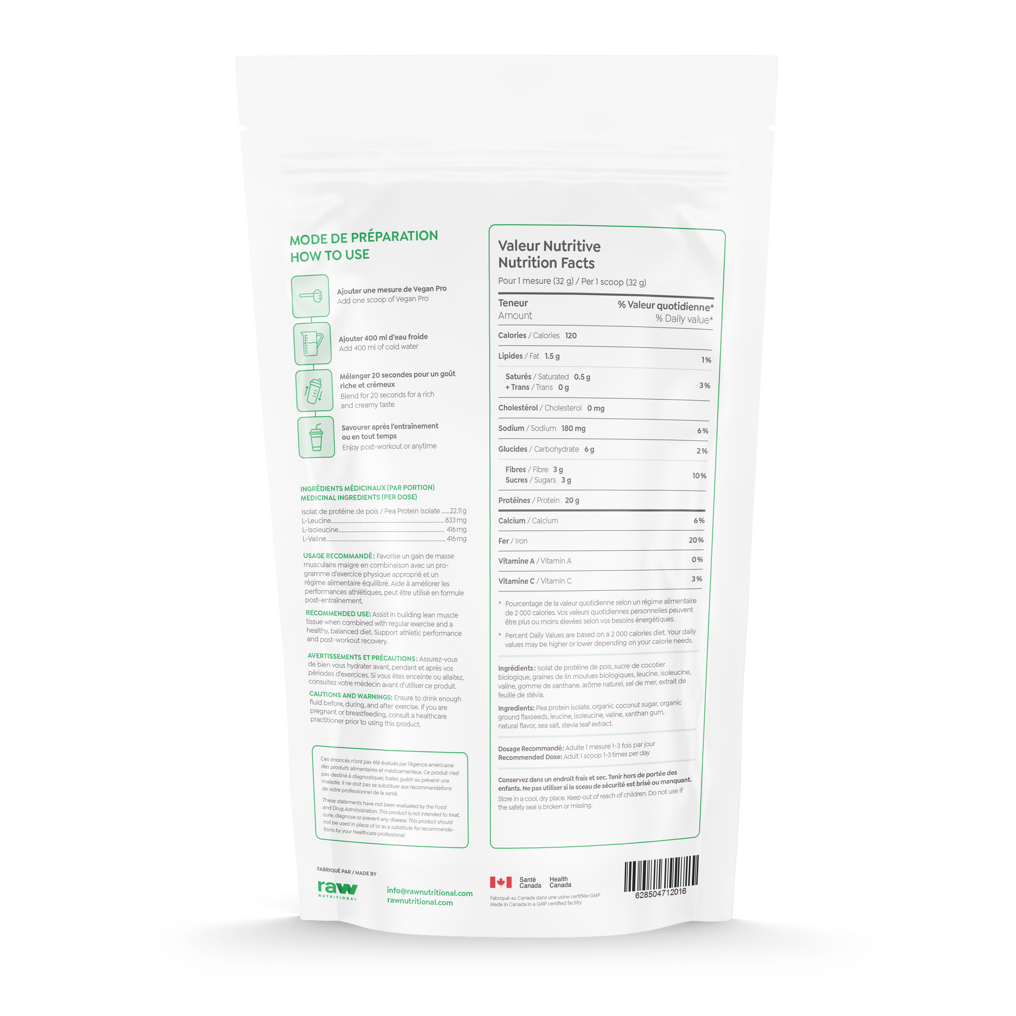 Vegan Pro - We Believe it's the Best Tasting Vegan Protein Powder – RAW ...