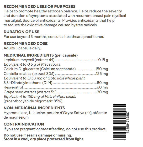 Estro Support - 60 Capsules - Estrogen - RAW Nutritional